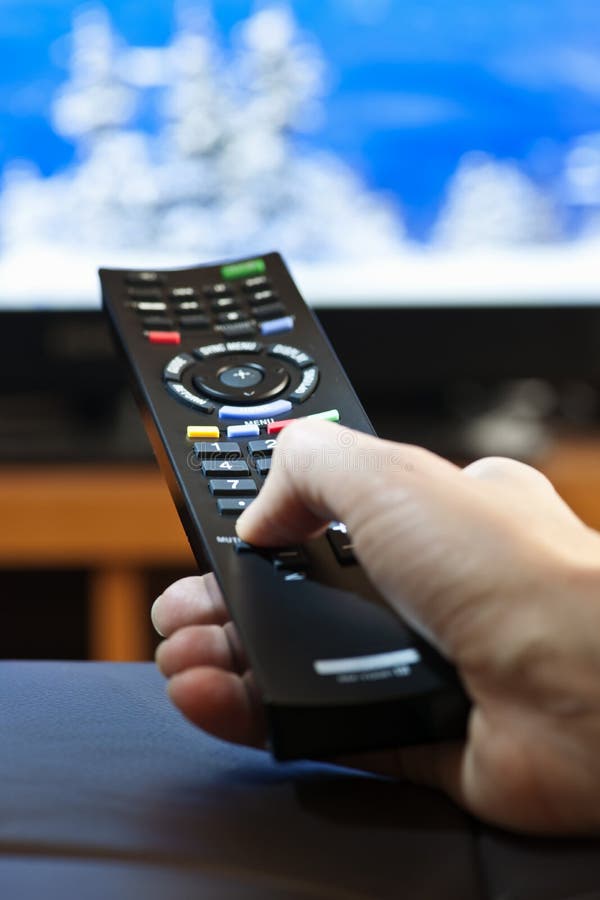TV remote stock photo. Image of pushing, television, channel - 7664118