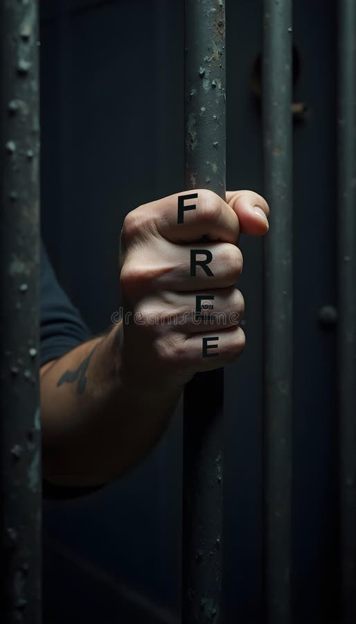 Hand Text Free Freedom Behind Bars a Prisoner Perspective on Justice ...