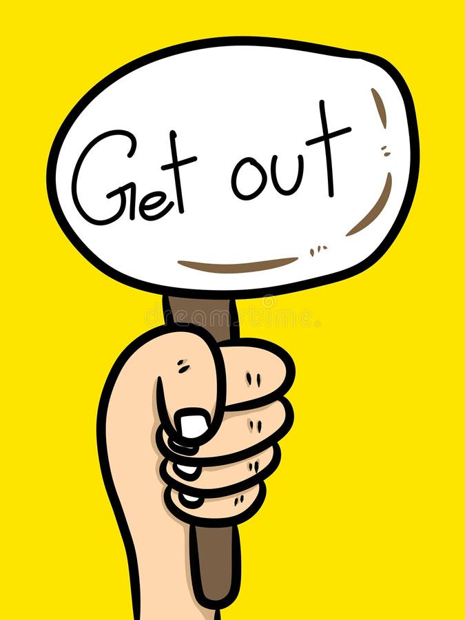 Line Drawing Get Out Stock Illustrations – 322 Line Drawing Get Out ...