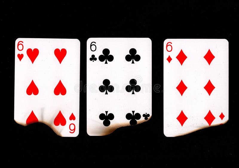 A Hand of Burnt Playing Cards. Stock Photo - Image of jack, suit: 372187302