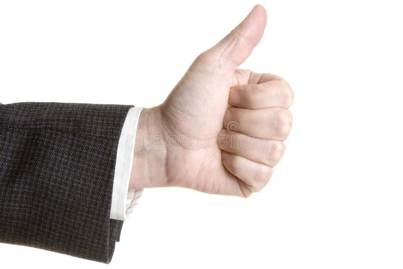 Hand with thumb up stock photo. Image of gesturing, success - 21179968