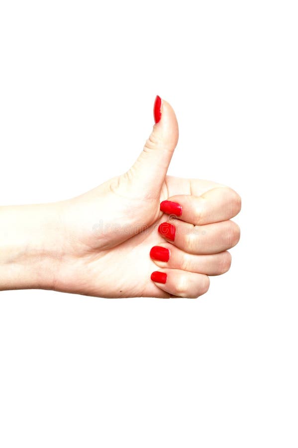 Hand with Thumb Up stock image. Image of close, body, okay - 3763543