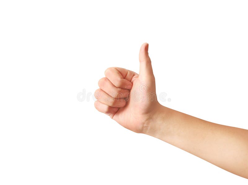 Hand with thumb up stock image. Image of agree, communication - 58696121