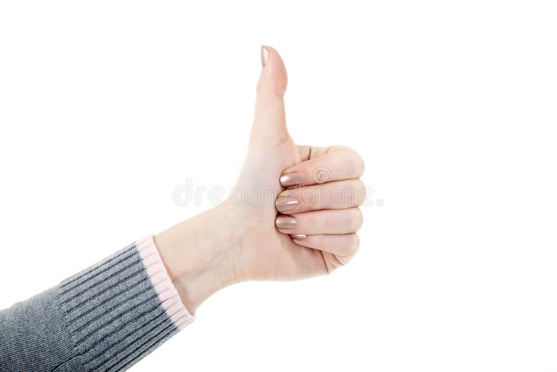 Hand with thump up stock photo. Image of choice, point - 39188092