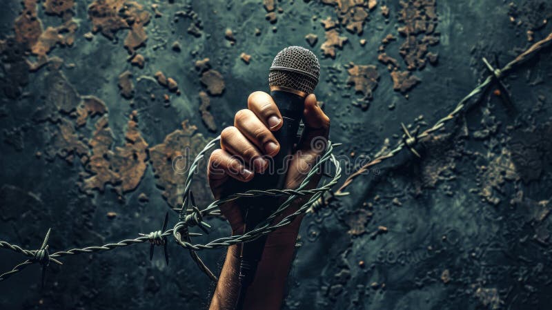 Hand Holding Barbed Wire Stock Illustrations – 83 Hand Holding Barbed ...