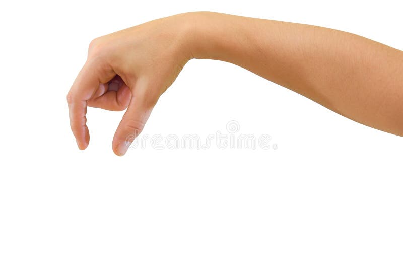 Hand to hold small object stock image. Image of clip - 26218305