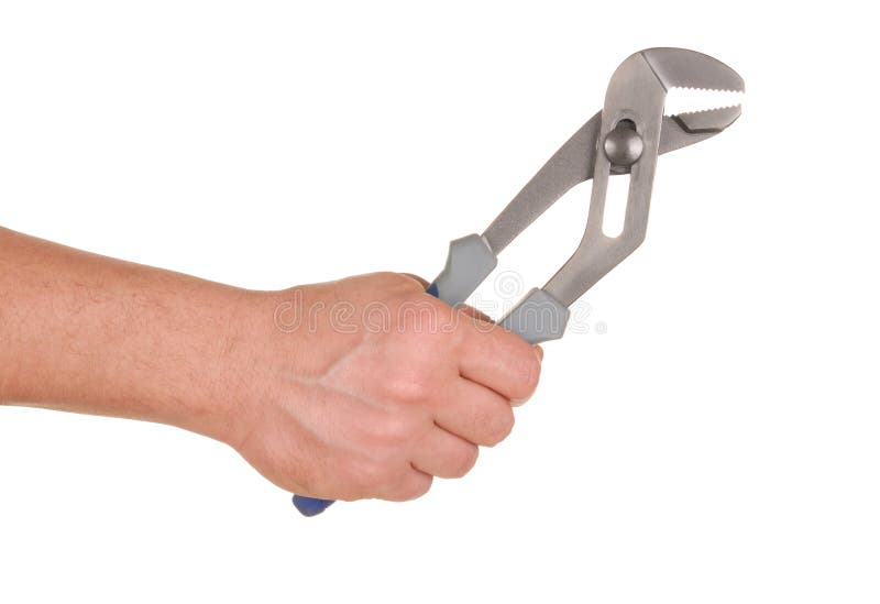 Hand and Tool stock photo. Image of adjustable, tool, hand - 5354826