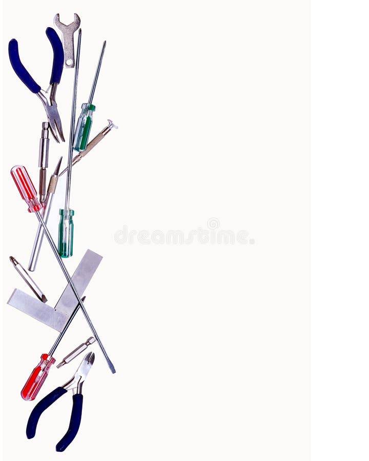 Handyman s tools border stock illustration. Illustration of masculine ...
