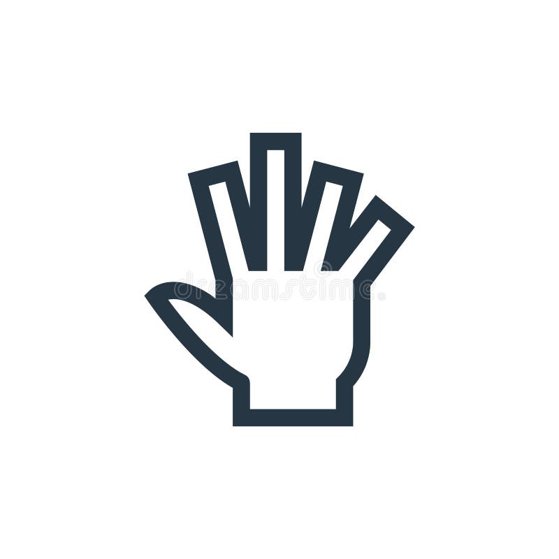 Hand Tool Icon Vector from Vector Editing Concept. Thin Line ...