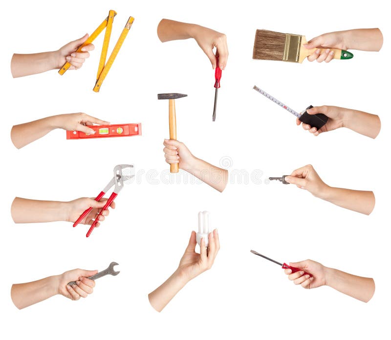 Hand tool set stock image. Image of background, pipe - 21895411