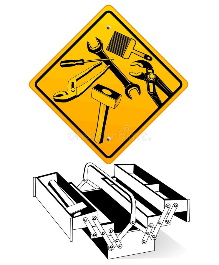 Repair shop sign stock vector. Illustration of corporate - 18670281