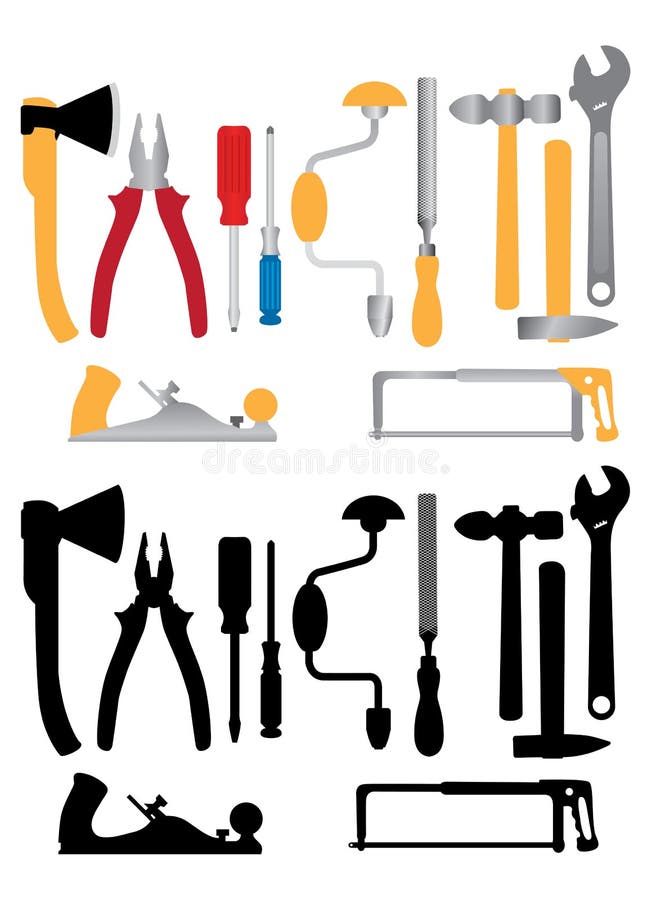 Hand Tools stock vector. Illustration of wrench, hardware - 20473895