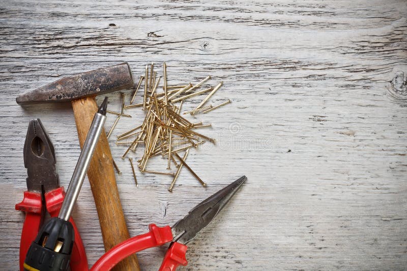Hand tools stock image. Image of steel, hammer, iron - 26841017