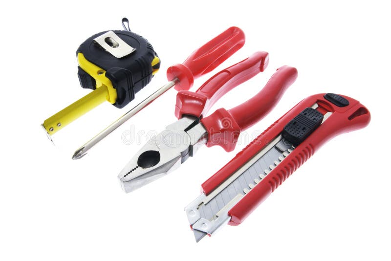 Hand Tools stock image. Image of measuring, knife, tools - 6710185