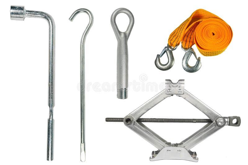Hand Tools in Car for Basic Maintenance Stock Photo - Image of chrome ...