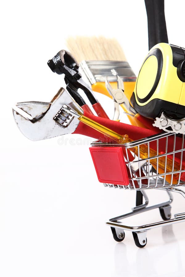 Shopping Some Construction Tools Stock Photo - Image of hummer ...