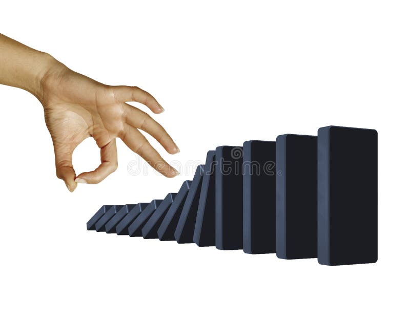 Hand Toppling Dominoes Isolated Stock Photo - Image of block, reaction ... Hand Toppling Dominoes Isolated Stock Photo - Image of block, reaction ...