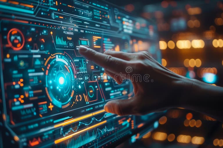 Hand Touch Holographic User Interface, Digital and Innovation ...