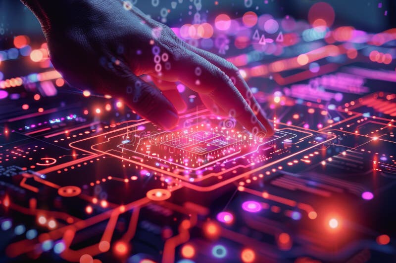 Hand Touch Holographic User Interface, Digital and Innovation ...