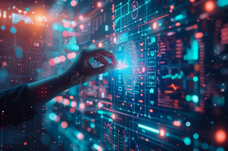 Hand Touch Holographic User Interface, Digital and Innovation ... Hand Touch Holographic User Interface, Digital and Innovation ...