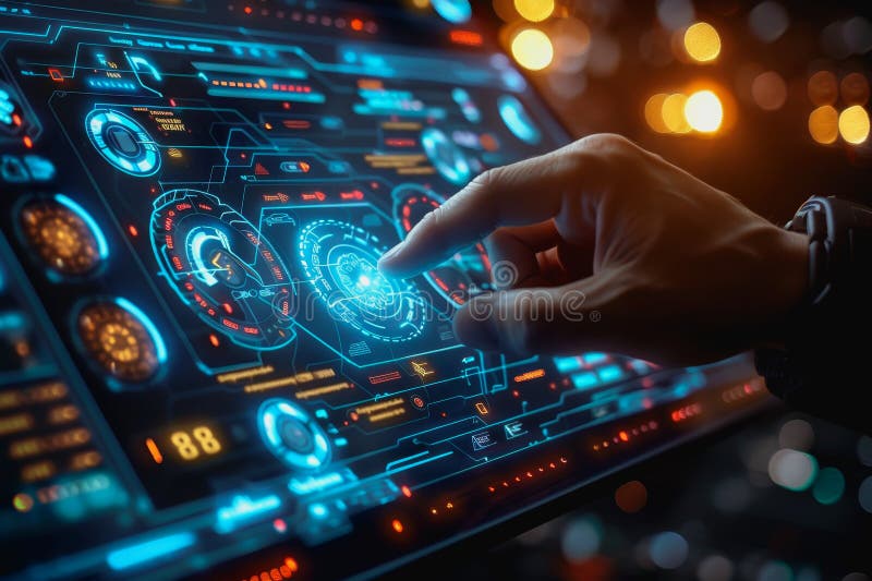 Hand Touch Holographic User Interface, Digital and Innovation ... Hand Touch Holographic User Interface, Digital and Innovation ...