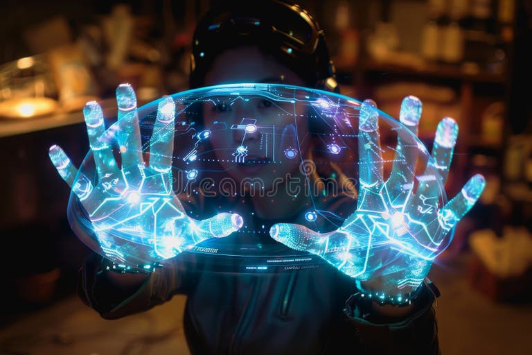 Hand Touch Holographic User Interface, Digital and Innovation ...