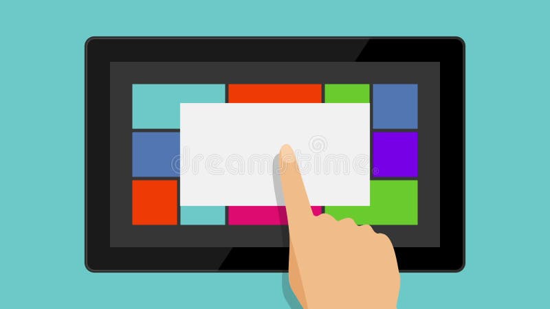 Tab Animation, Windows Tab Animation, Computer Screen Animation Stock ...