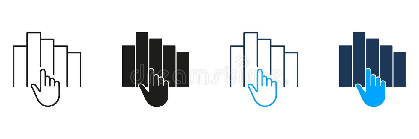 Line Interactive Touch Hand Icon Stock Illustrations – 1,036 Line ...