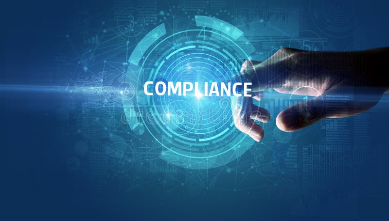 Hand Touching Business Concept Button Stock Photo - Image of digital ...