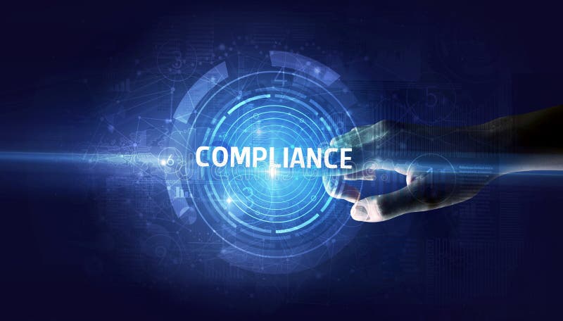 Hand Touching Business Concept Button Stock Photo - Image of global ...