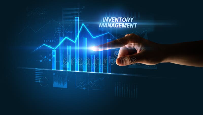 Hand Touching Business Concept Concept Stock Photo - Image of global ...