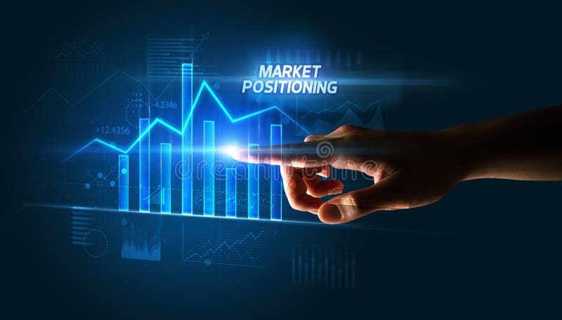 Hand Touching Business Concept Stock Photo - Image of future ...