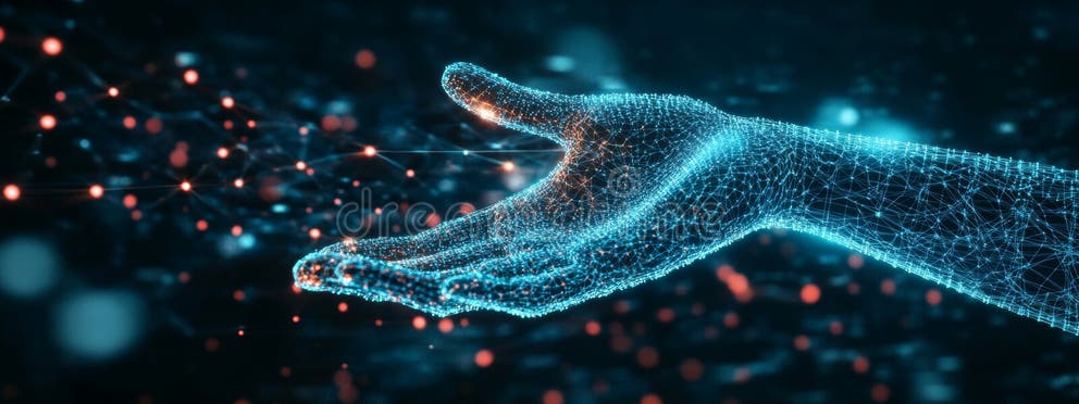 By Hand Touching CPU Icon, Stock & X28;AI& X29; Uses Deep Learning and ...