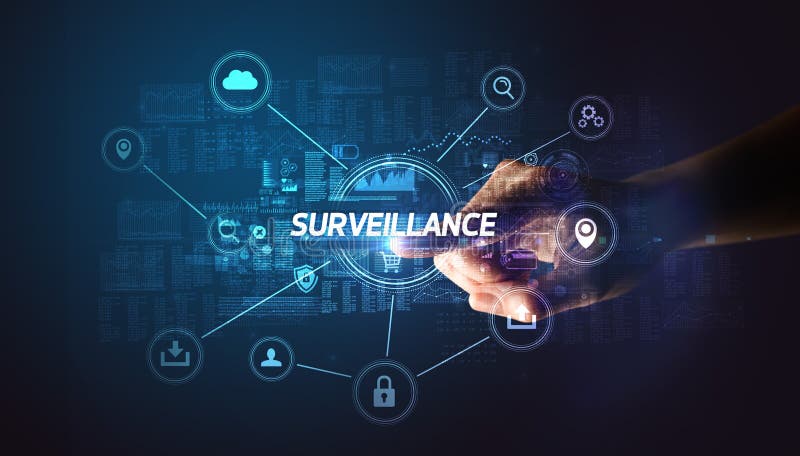 Hand Touching Cybersecurity Button Concept Stock Photo - Image of ...