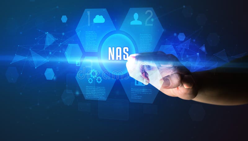 Hand Touching Digital Button Concept Stock Photo - Image of tech ...