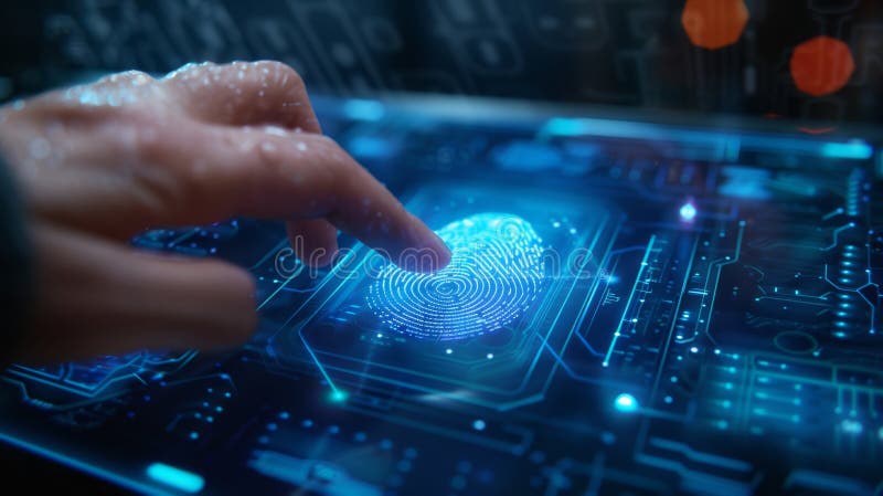 A Digital Fingerprint Overlaying Grid of Interconnected Circuits ...