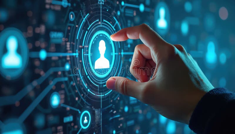 Hand Touching Digital Interface for Personal Data Authentication ...