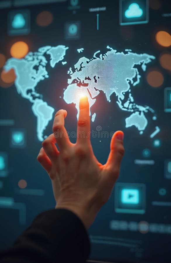 Innovative Communication World Map Stock Illustrations – 2,213 ...