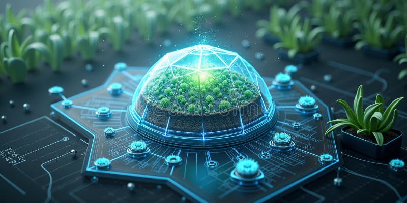 Hand Touching Glowing AI Agent Icon and Business Analytics Interface ...