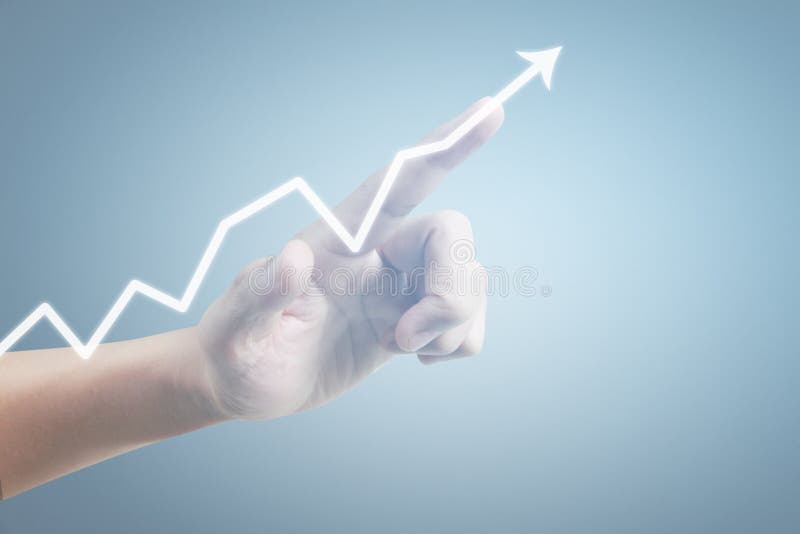 Hand Touching Graphs of Financial Indicator and Accounting Market ...