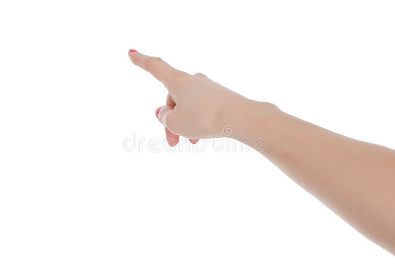 Hand touching screen stock photo. Image of girl, information - 27785062