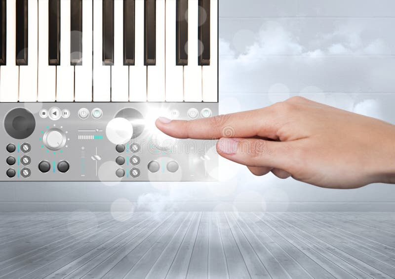 Hand Touching Sound Music and Audio Production Engineering App ...