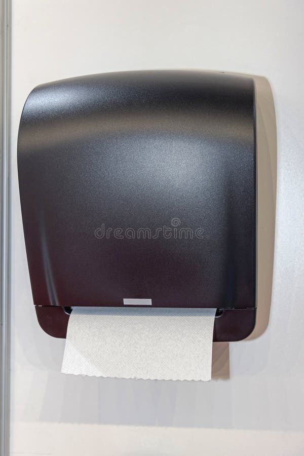 Hand Towel Dispenser stock image. Image of public, paper - 274303243