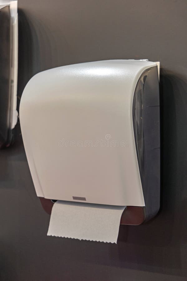 Hand Towel Dispenser Wall stock photo. Image of tissue - 285378298