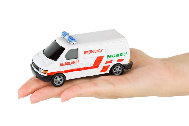 Ambulance van isolated stock photo. Image of background - 18788960