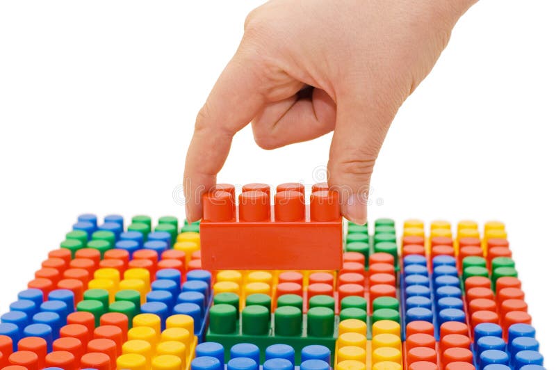 Lego wall stock photo. Image of stack, holding, colorful - 19323194