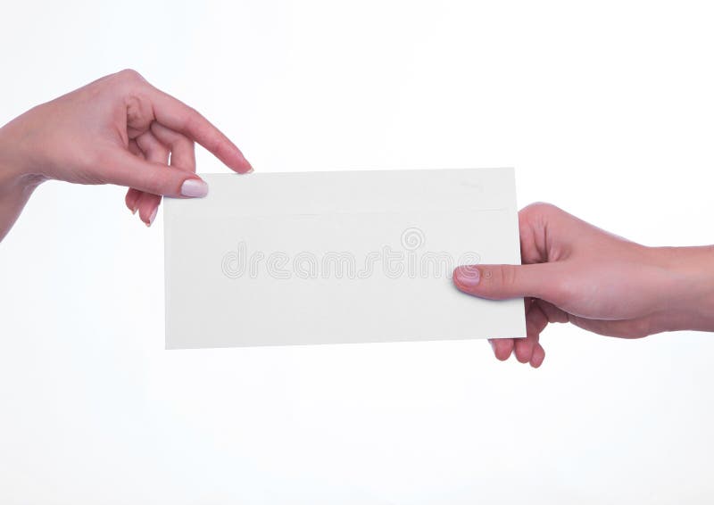 Hand transmitting envelope stock photo. Image of background - 48373700