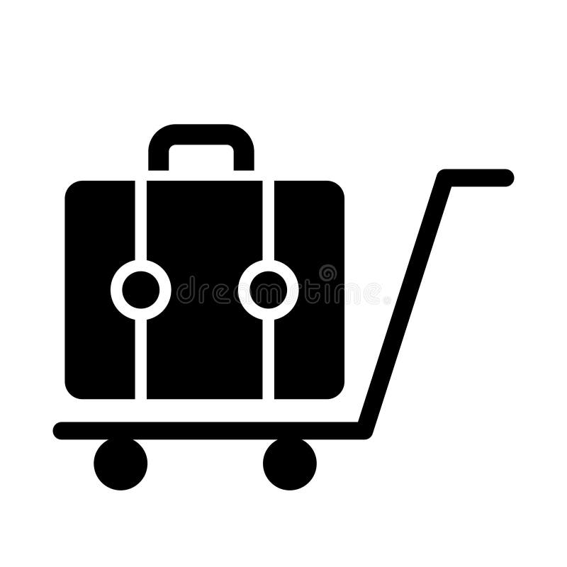 Hand Trolley Isolated Vector Icon Which Can Easily Modify or Edit Stock ...