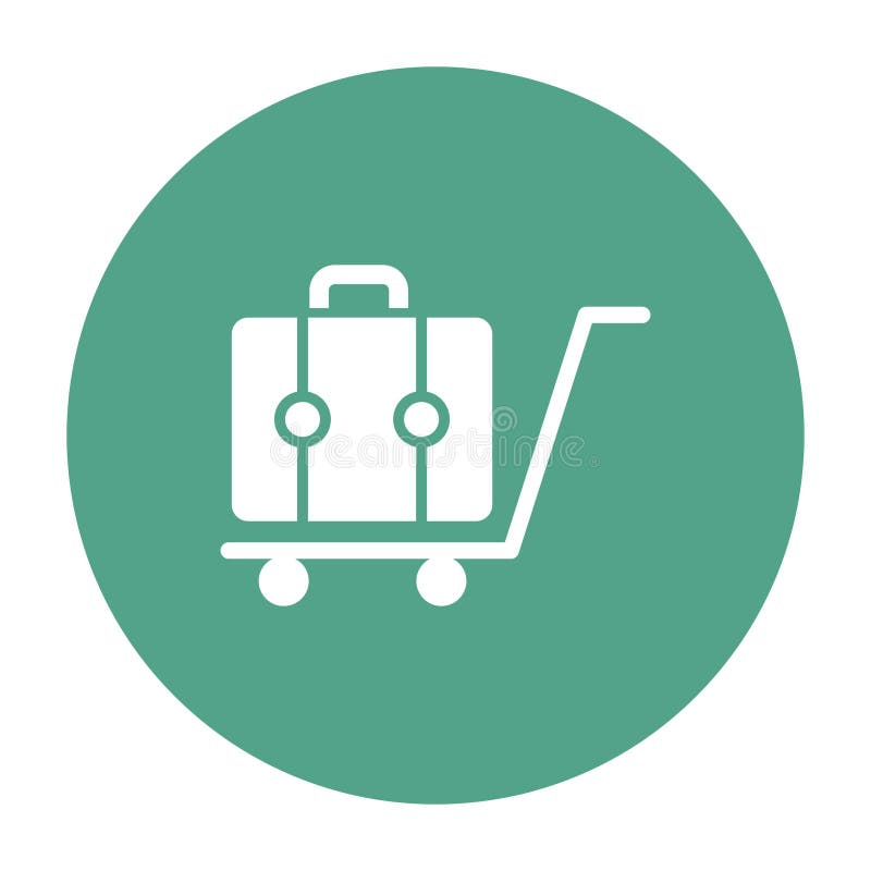 Hand Trolley Isolated Vector Icon Which Can Easily Modify or Edit Stock ...
