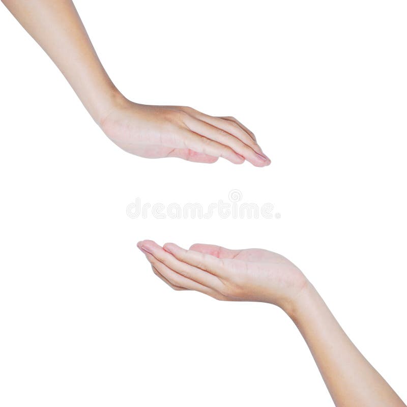 Hand Trying To Touch Together Stock Image - Image of design, conceptual ...
